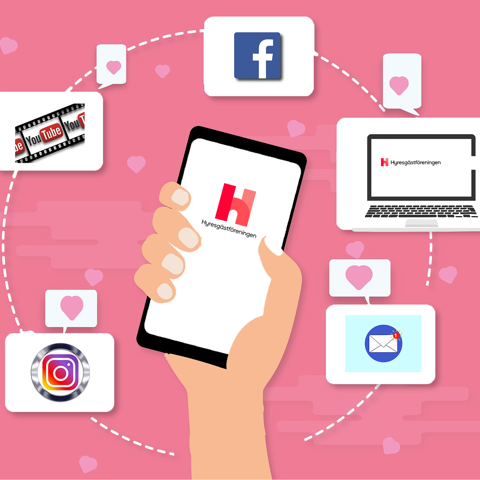 Sociala medier - så arbetar vi - Hyresgästföreningen