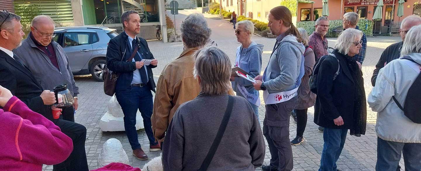 Nynäshamn mobiliserar mot ombildning - Hyresgästföreningen